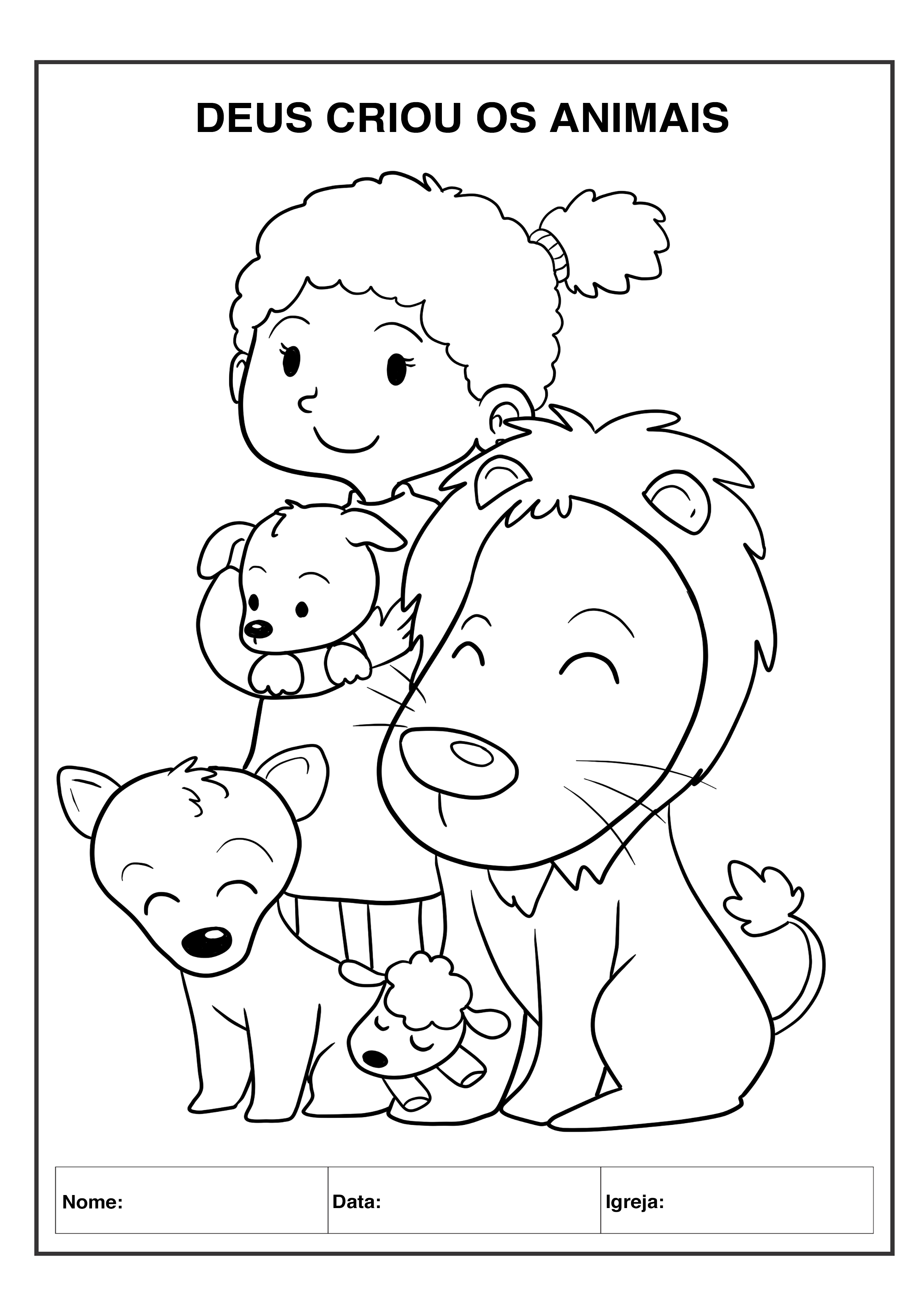 Deus criou os animais » Jesus Kids