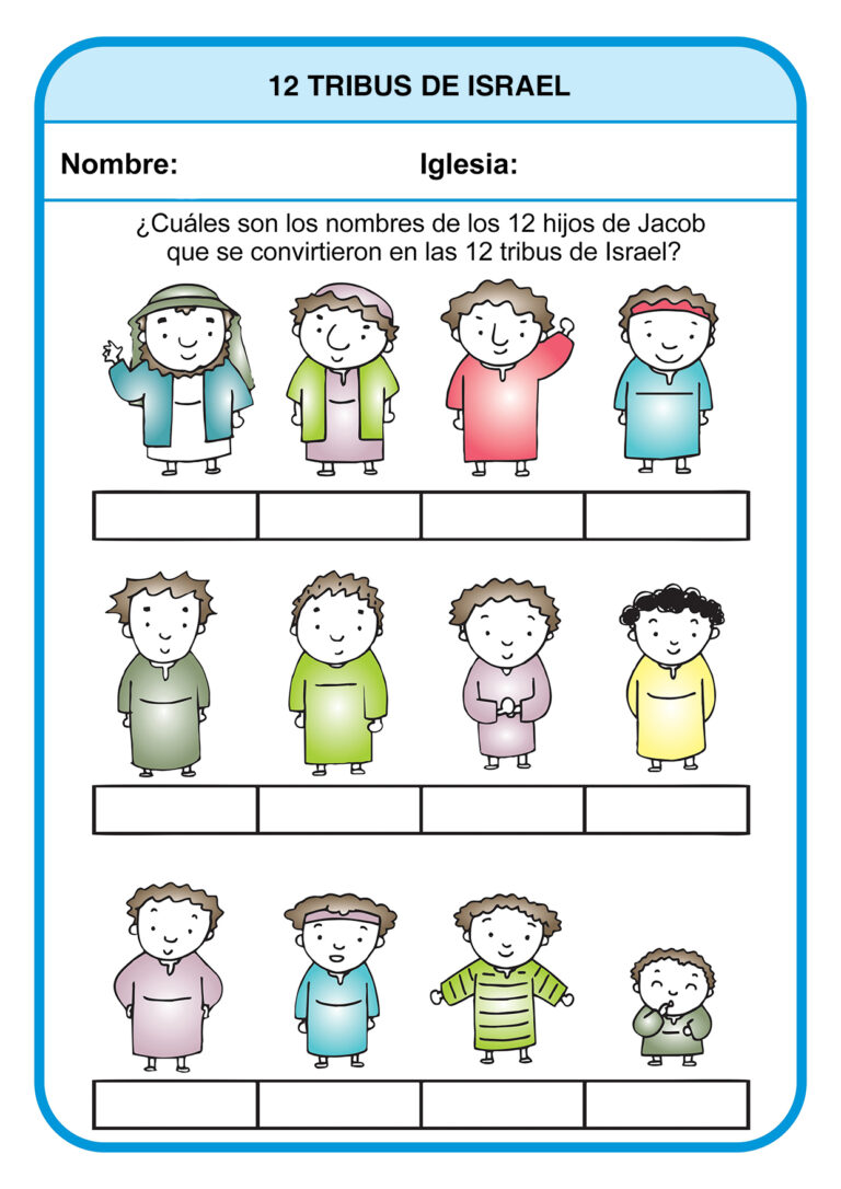12 tribus de Israel_01 » Jesus Kids