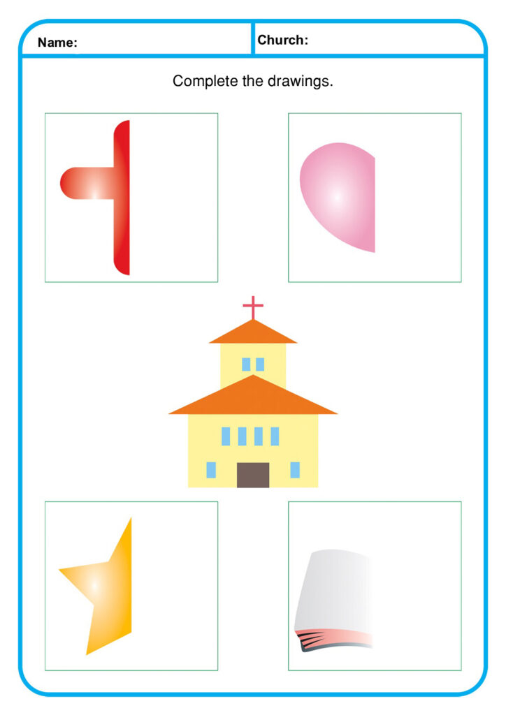 Complete the drawings_01 » Jesus Kids