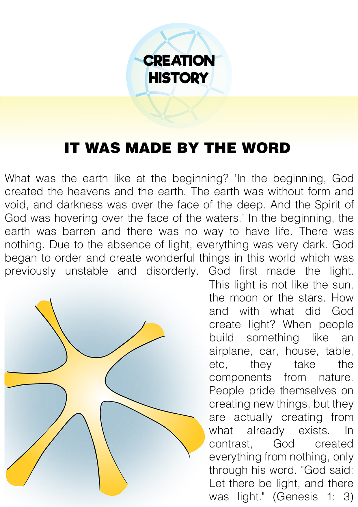 It was made by the Word » Jesus Kids