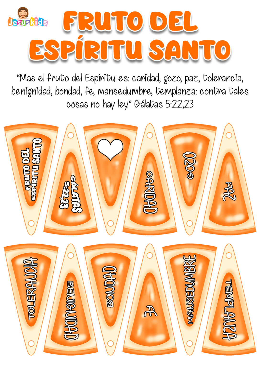 Fruto del Espíritu Santo » Jesus Kids