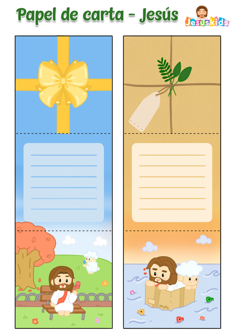 Papel de carta - Jesús_01 » Jesus Kids
