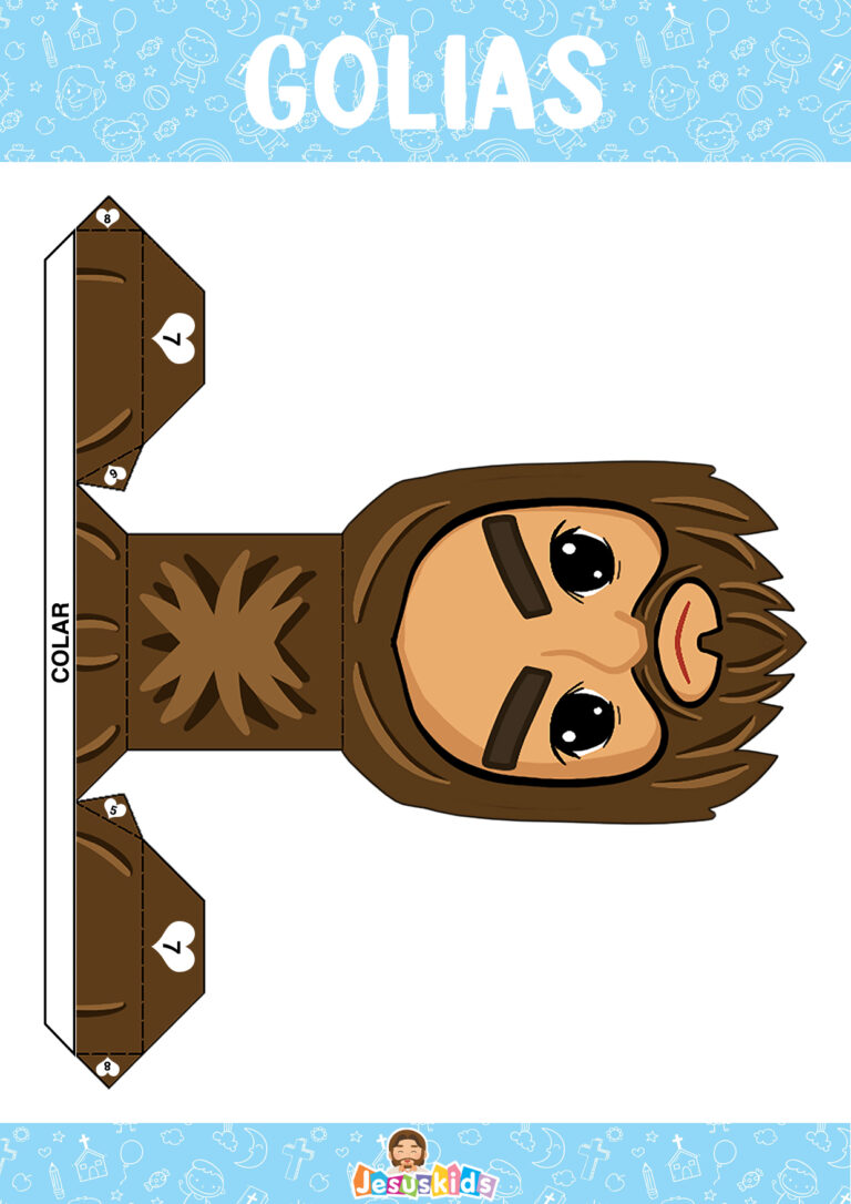 Paper Toy - Golias_02 » Jesus Kids