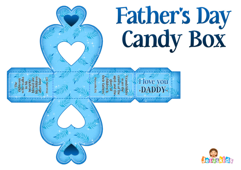Father's Day - Candy Box_01 » Jesus Kids