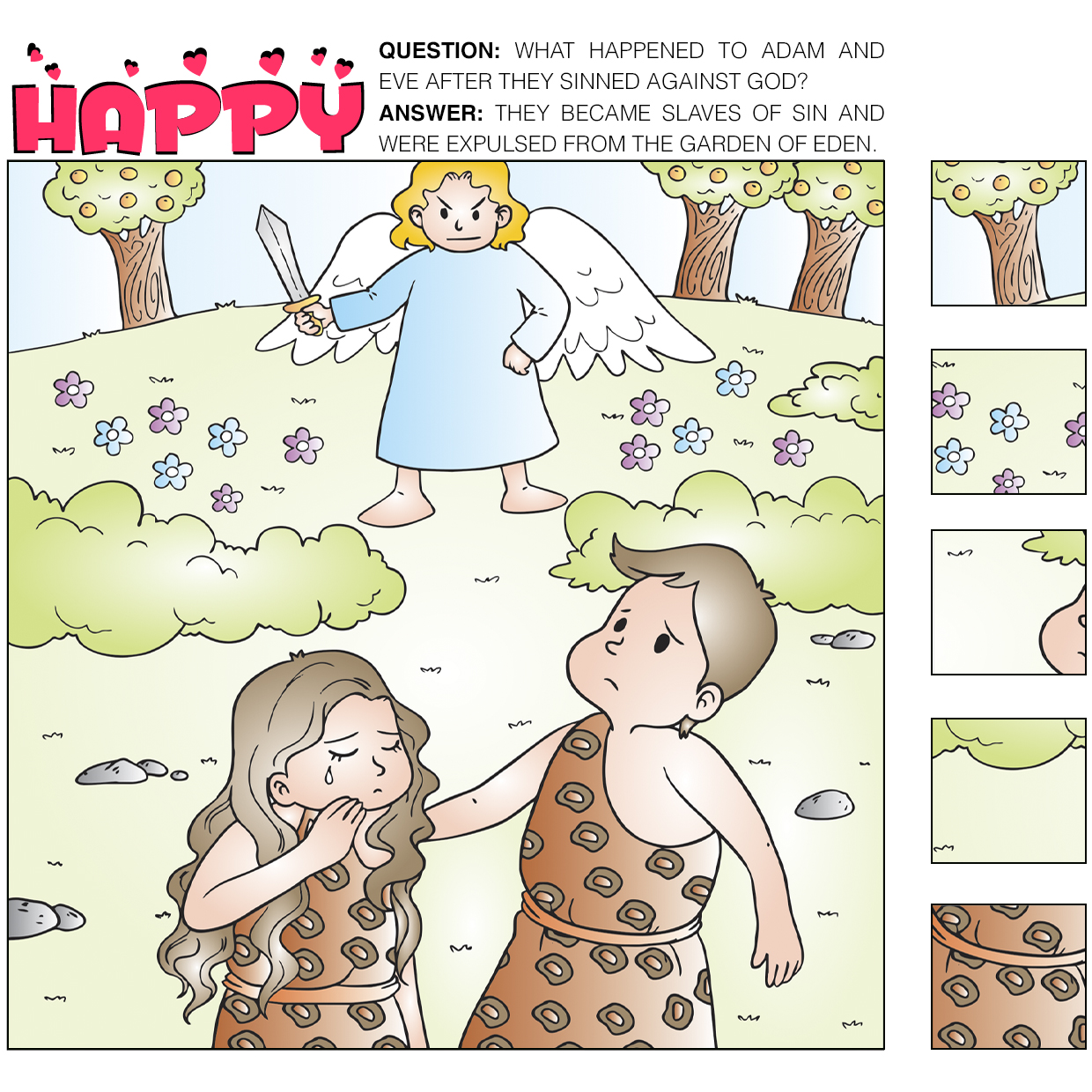 What did God gave to Adam and Eve beside their bodies? » Jesus Kids